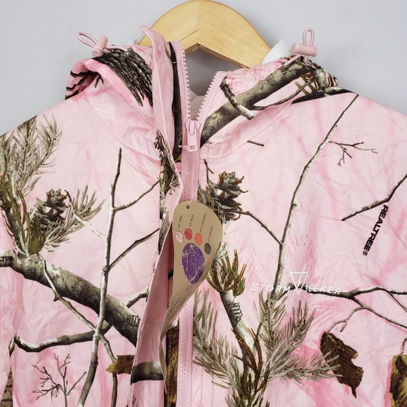 Realtree | Jackets & Coats | Realtree Storm Seeker Pink Camo Rain ...